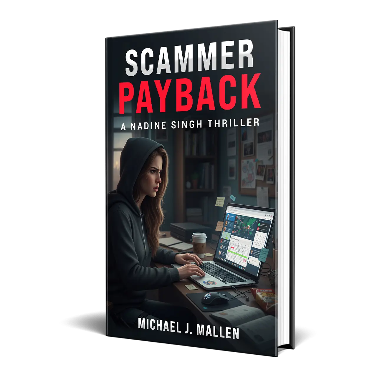 SCAMMER PAYBACK (A Nadine Singh Thriller, #3) - Michael J Mallen